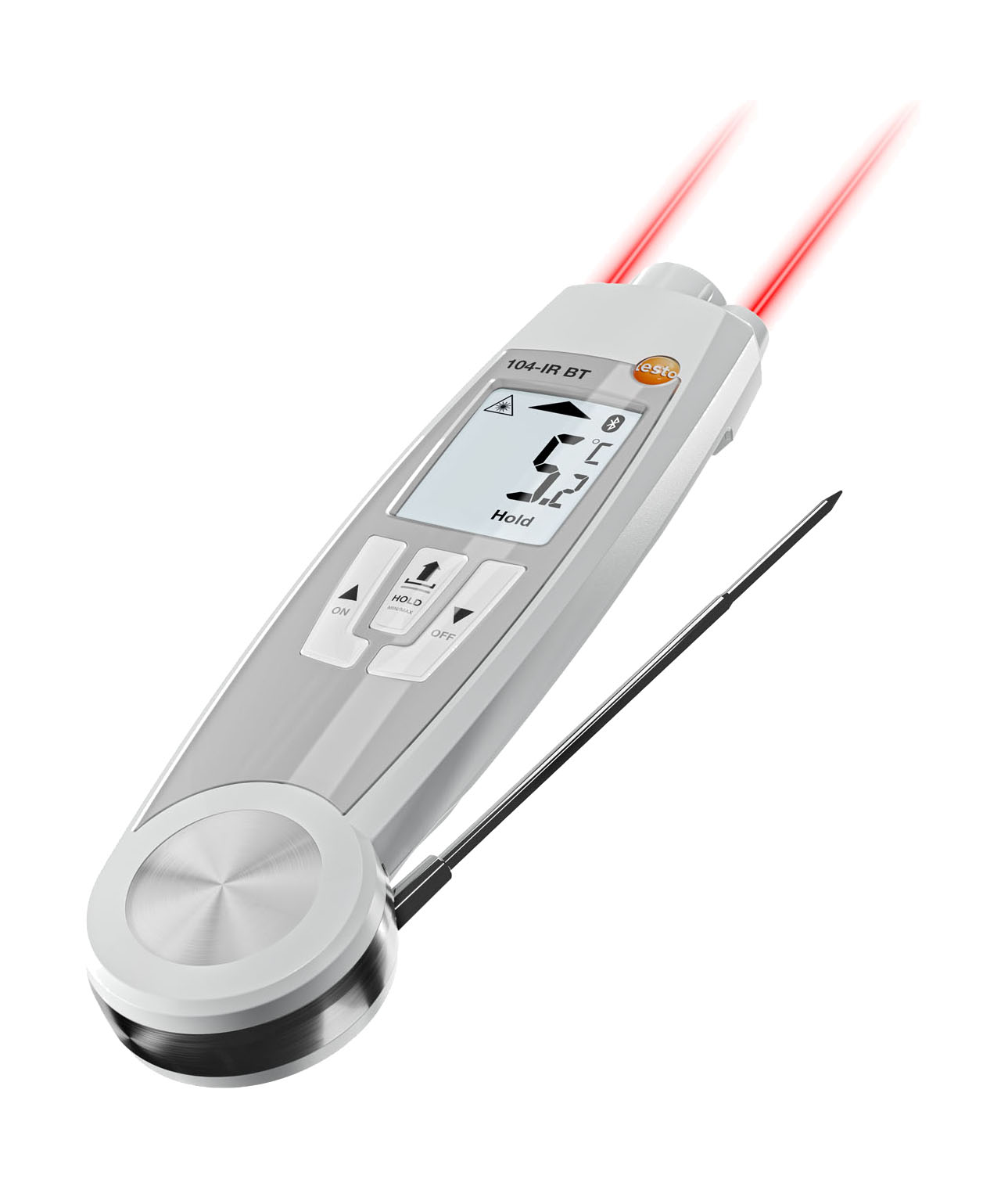 Testo Infrarot- und Einstech-Thermometer testo 104-IR BT | Schafferer ...